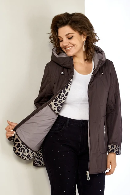 Куртка 2194 сливовый Shetti купить в интернет магазине | в наличии